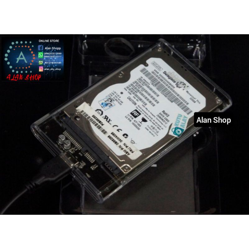 Jual CASE HARDISK SSD EXTERNAL 2,5 INCH USB 3.0 TRANSPARANT | Shopee Indonesia