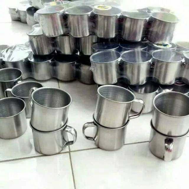 Jual Mug/cangkir stainless 7 cm | Shopee Indonesia