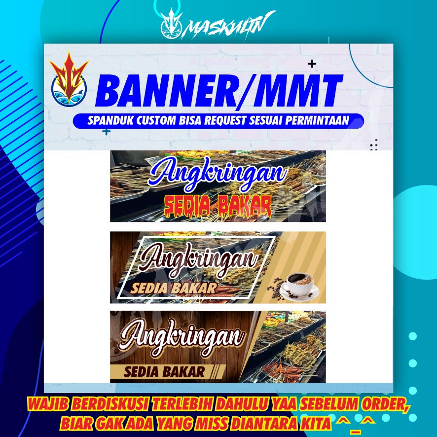 Jual Banner MMT Spanduk Angkringan Indonesia|Shopee Indonesia