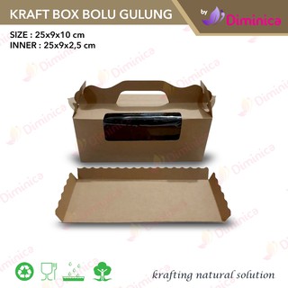 Jual Box Bolu Gulung 25cm/Kardus Bolu Gulung/Kardus Polos/Kardus Custom ...