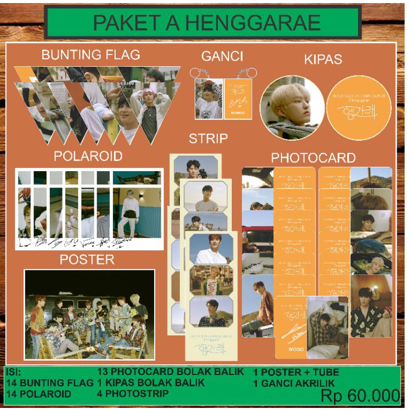 Jual PAKET HEMAT SEVENTEEN HENGGARAE ALBUM | Shopee Indonesia
