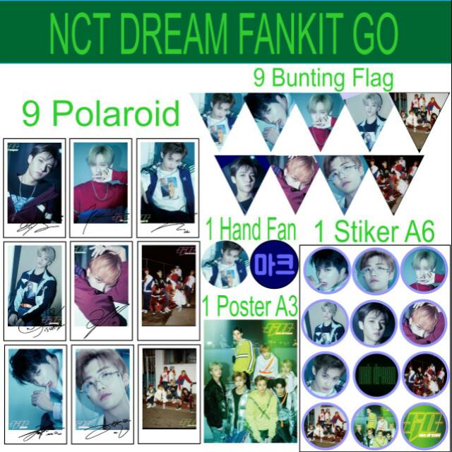 Jual FANKIT NCT / POLAROID NCT / BUNTING FLAG NCT / STIKER NCT / HAND ...