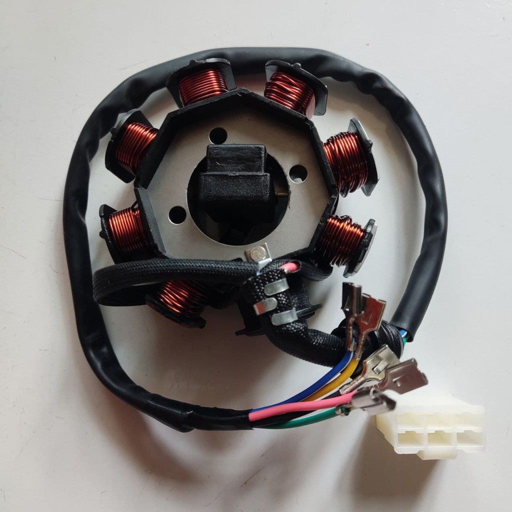 Jual Spul Spull Spool Pulser Stator Comp AC 8 Pole Jialing Nozomi Tossa ...