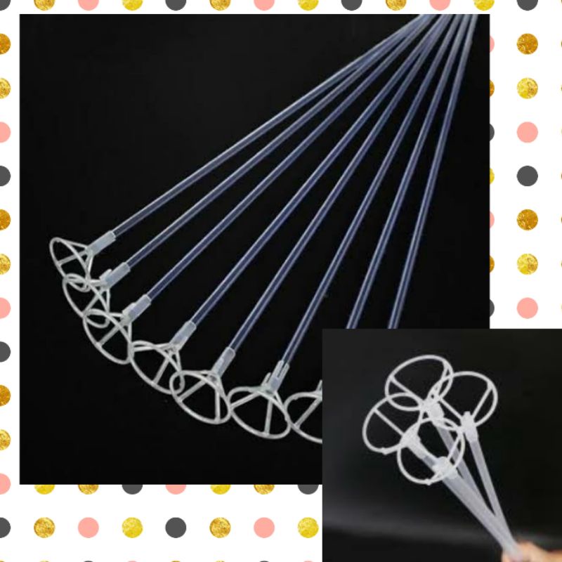 Jual Stik Gagang Balon Besar Stick Balon Ukuran Besar 40 cm | Shopee ...
