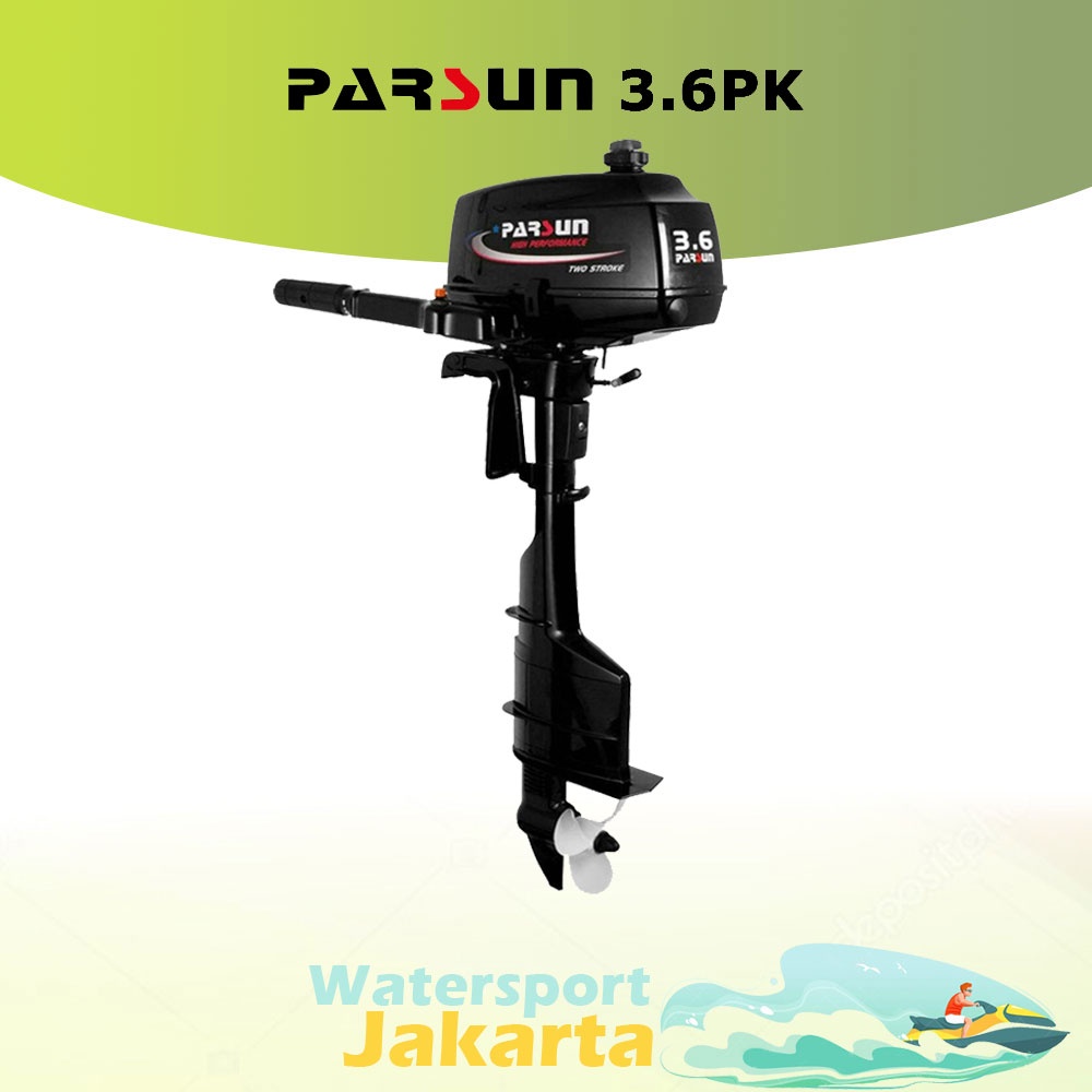 Jual Mesin Tempel PARSUN 3,6pk Untuk Perahu Karet | Shopee Indonesia