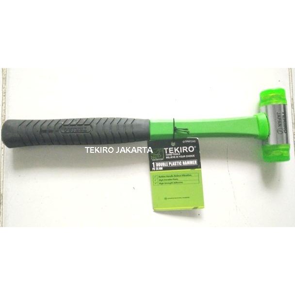 Jual Tekiro Palu Plastik 25 mm Double Plastic Hammer Indonesia|Shopee ...