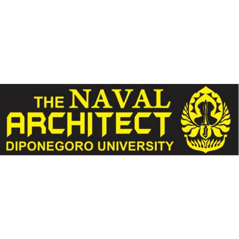Jual Cutting Sticker Naval Architect / Teknik Perkapalan UNDIP | Shopee ...