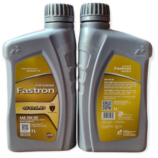Jual Oli Fastron Gold 5w-30 liter / Pertamina Fastron Gold Indonesia ...
