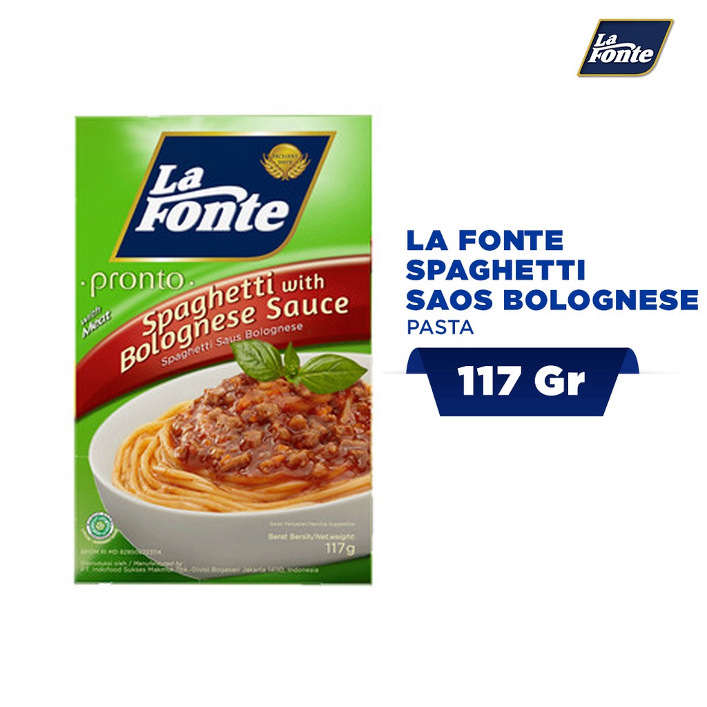 Jual La Fonte Spaghetti Saos Bolognese 117gr Indonesia|Shopee Indonesia