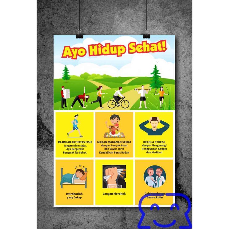 Jual Poster Ajakan Hidup Sehat Dapat Langsung Diterapkan | Shopee Indonesia Jual Poster Ajakan Hidup Sehat Dapat Langsung Diterapkan | Shopee Indonesia