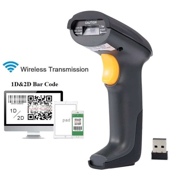 Jual Barcode Scanner Murah 1D Dan 2D Qr Reader Laser Led Anti-Shock ...