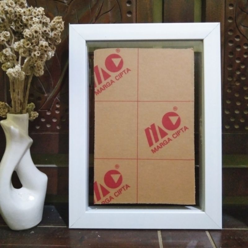 Jual Bingkai Mahar/Frame pop up Putih 3D A4 + Akrilik | Shopee Indonesia