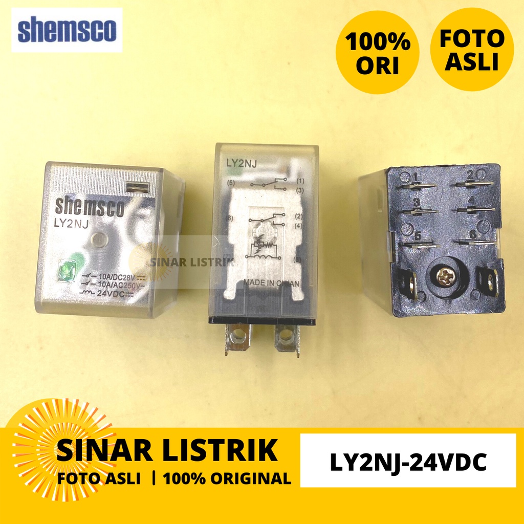 Jual Shemsco Relay LY2NJ-24VDC LY2NJ 24VDC sama Omron Relay | Shopee ...