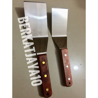 Jual Spatula Stainless Sodet Sutil Teppanyaki Burger Roti Bakar Roti ...