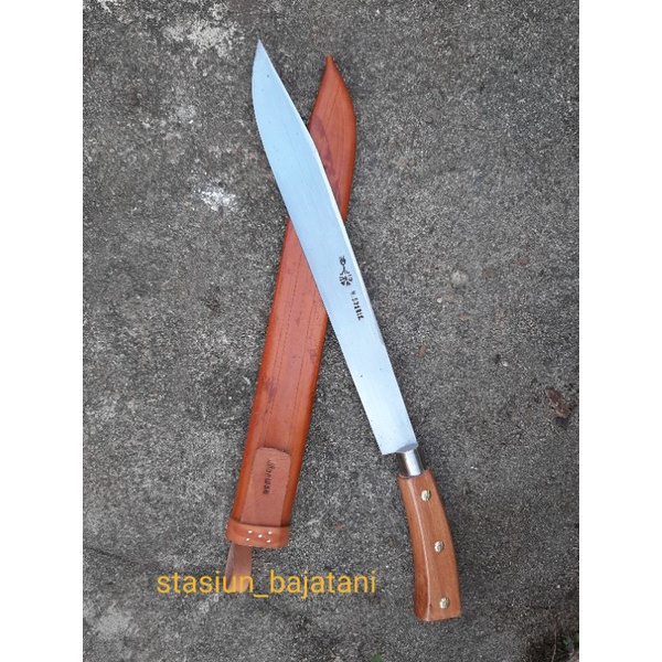 Jual Pisau candak udang qurban besi baja per asli 55cm | Shopee Indonesia