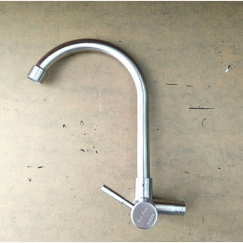 Jual Kran sink stainless dinding sus 304/kran buat nyuci piring ...