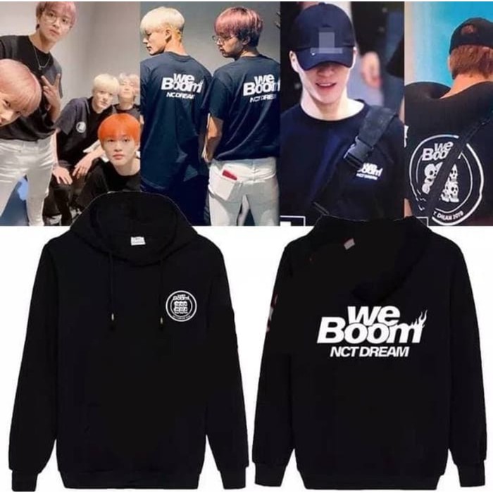 JAKET SWEATER HOODIE NCT WE BOOM NCT DREAM LOGO BELAKANG BESAR MEMBER ...