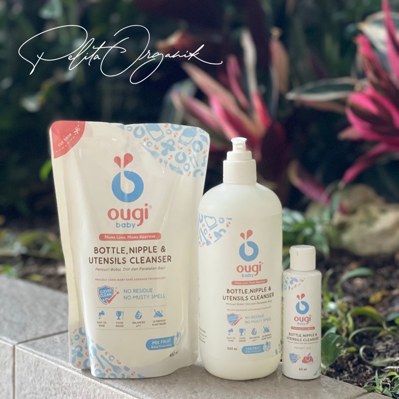 Jual Ougi Bottle, Nipple, Utensils Cleanser 60ml, 500ml, dan 450ml ...