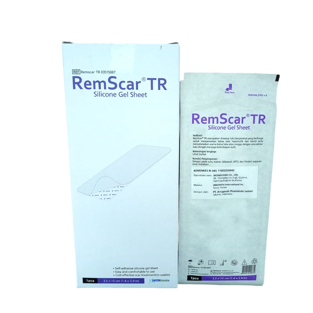Jual RemScar TR 3,5x15cm | silicone gel sheet | Shopee Indonesia