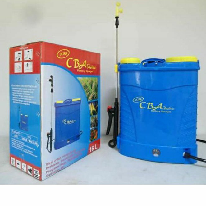 Jual SPRAYER TANGKI CBA ELEKTRIK 16 L Alat Semprot pertaniaan CBA ...