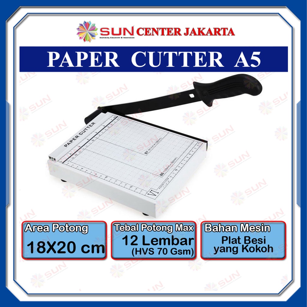 Jual Paper Cutter Mini A5 ( Alat Potong Kertas / Mesin Pemotong Kertas ...