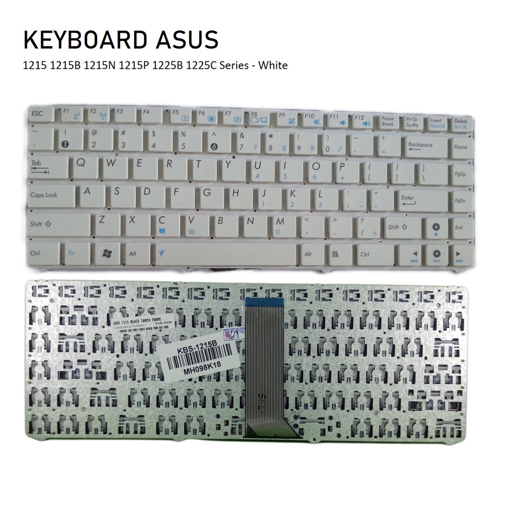 Jual Keyboard Laptop Asus Eee PC 1215 1215B 1215N 1215P 1225B 1225C ...
