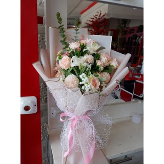 Jual Buket Bunga Tunangan Buket Lamaran Artificial Buket Bunga Besar ...