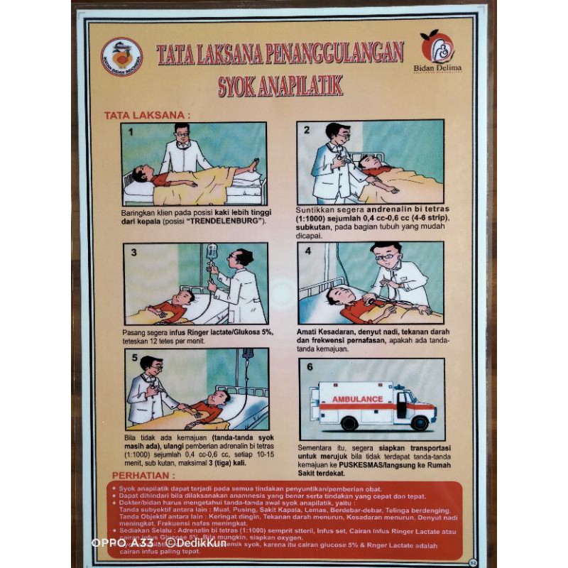 Jual (52) POSTER TATALAKSANA PENANGGULANGAN SYOK ANAPILATIK | Shopee ...
