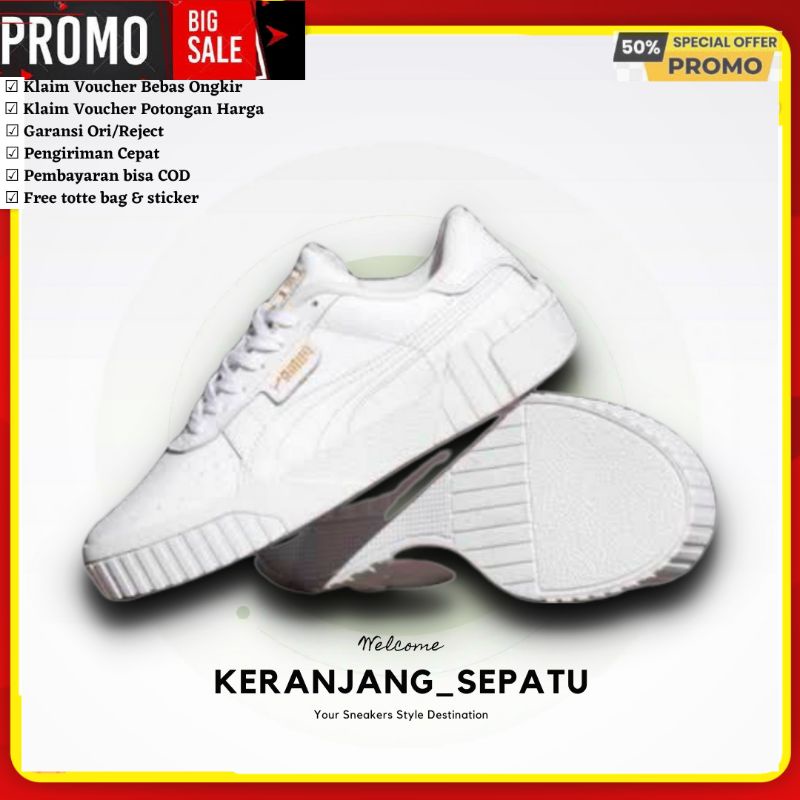Jual PUMA CALI FULLWHITE ORIGINAL 100% - SEPATU PUMA ORIGINAL 100% ...