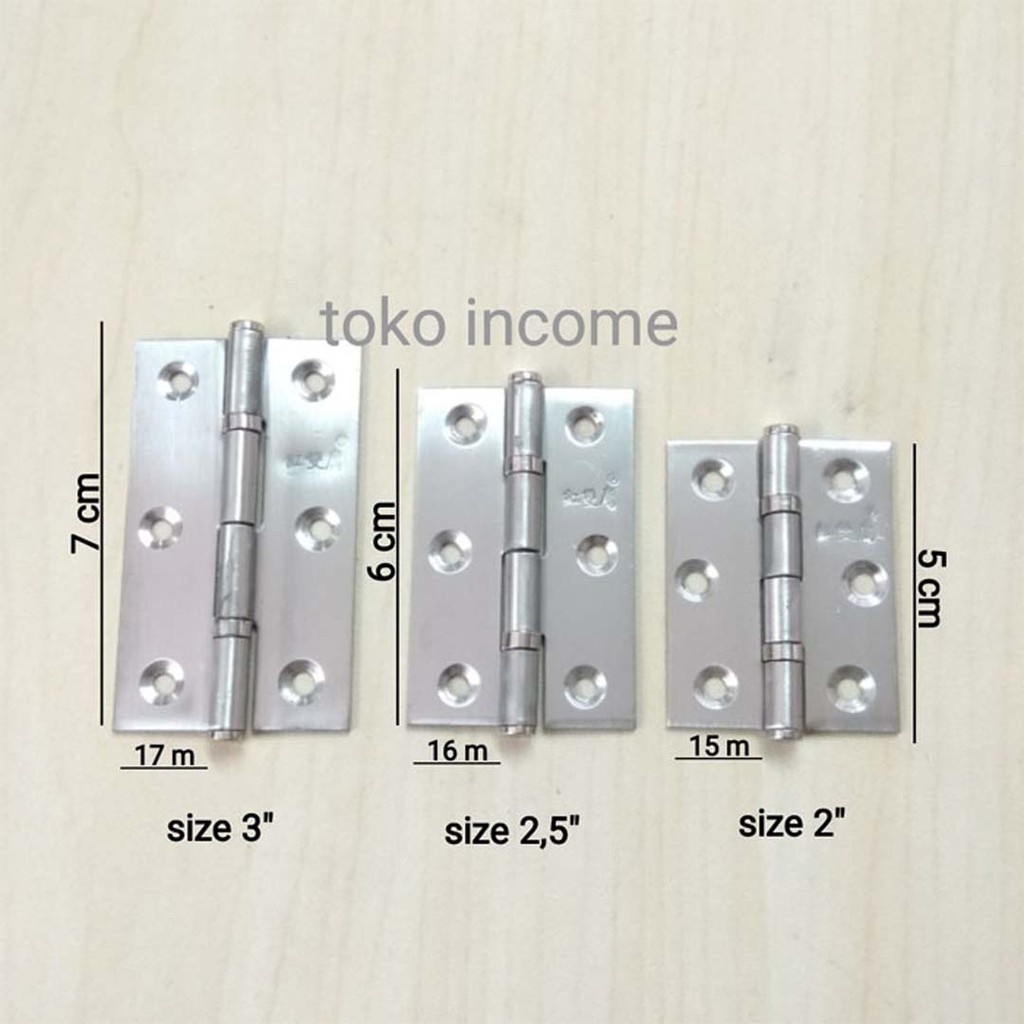 Engsel Kupu 2" Stainless Steel | Shopee Indonesia