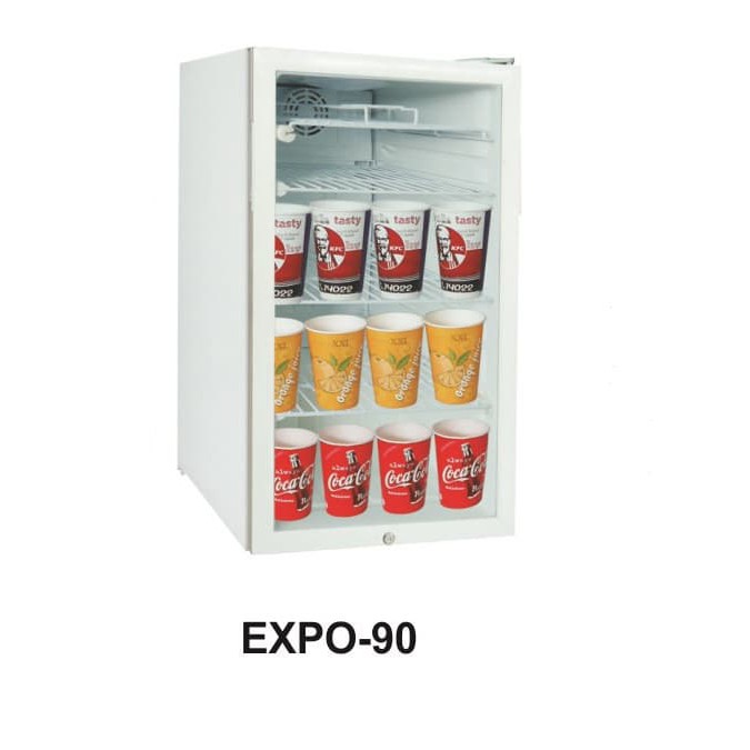 Jual SHOWCASE KECIL GEA EXPO-90FD 92 LITER DISPLAY COOLER LEMARI ...