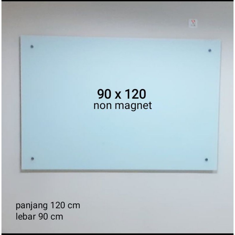 Jual whiteboard kaca papan tulis kaca 90 x 120 | Shopee Indonesia