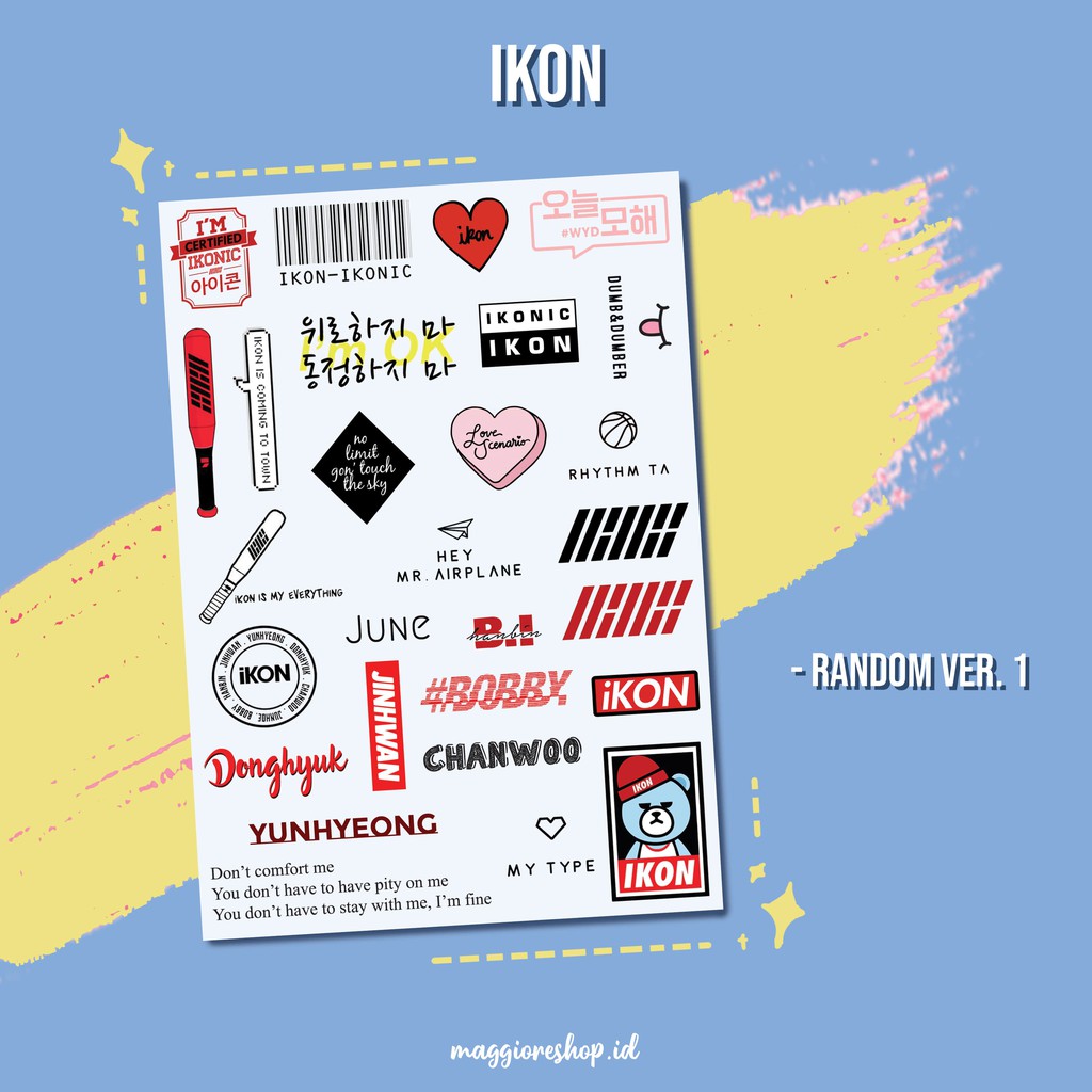 Jual Sticker iKON | Shopee Indonesia