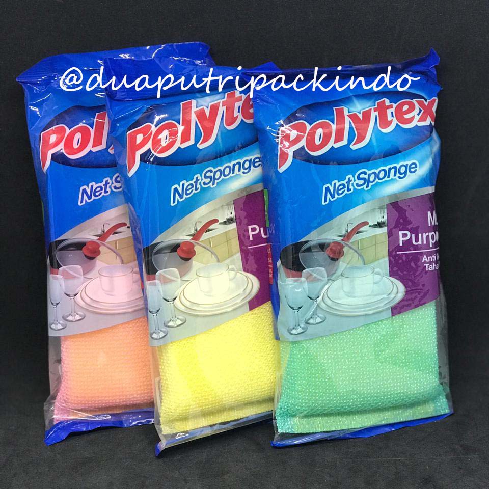 Spon Cuci Biasa dan Jaring - Merk POLYTEX | Shopee Indonesia