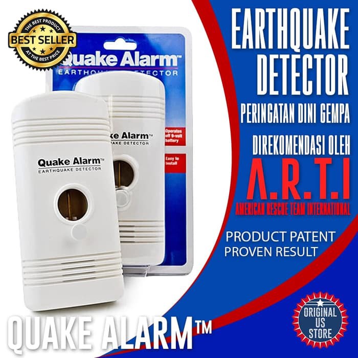 Alarm Gempa Sensor Gempa - Quake Alarm - Original US - Product Patent ...