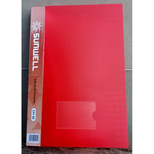 Jual Clear holder sunwell file dokumen folio isi 40 pockets | Shopee ...