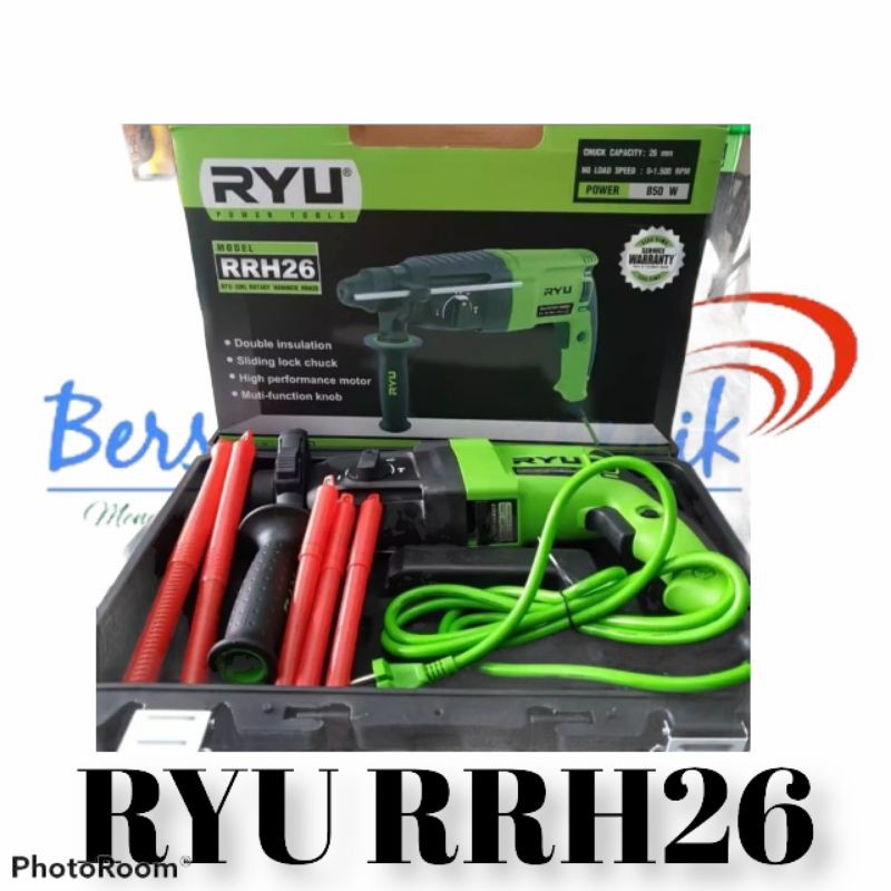 Jual RYU RRH26 Bor Beton, Jackhammer, Bor Besi, Bobok Tembok | Shopee Indonesia