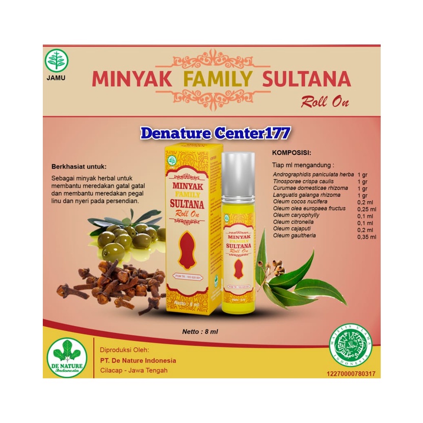 Jual Minyak Gosok Sultana Roll On Obat Nyeri Otot Sendi-Pegal Linu ...