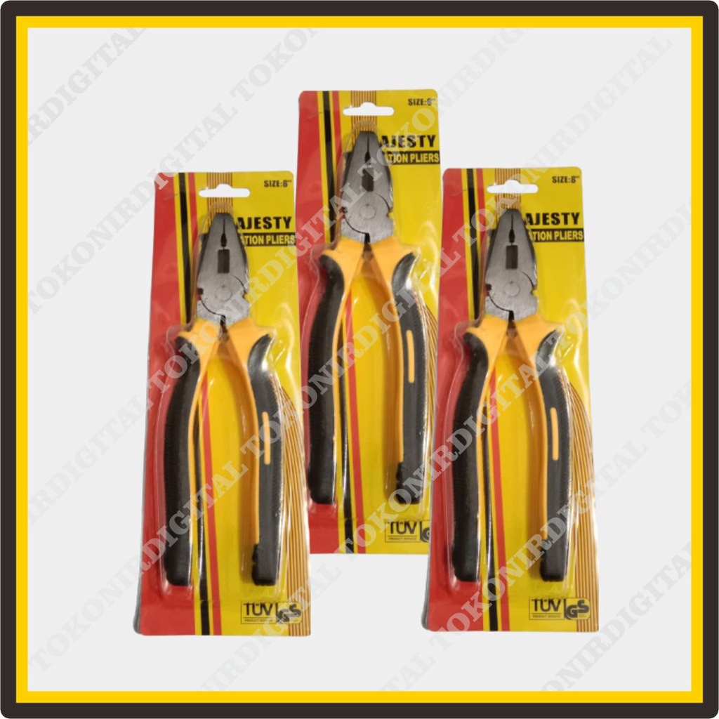 Jual TANG KOMBINASI 8 INCH / COMBINATION PLIERS 8 INCH MAJESTY MURAH ...