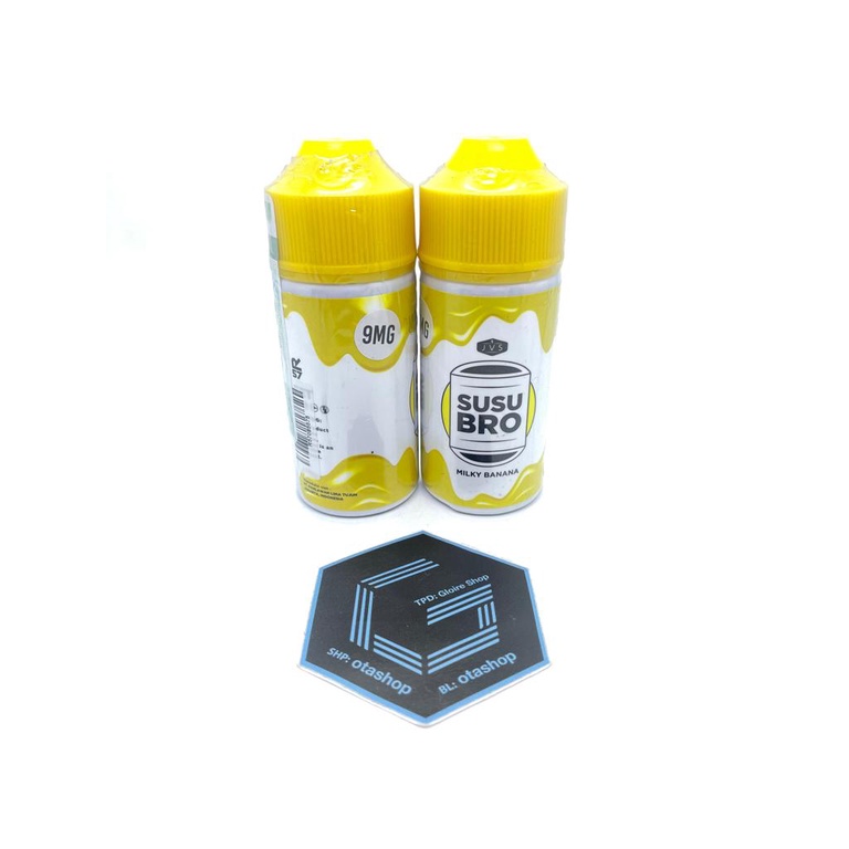 Jual 100ml - Susu Bro Banana by Jvs x Hero57 3mg 6mg liquid vape ...