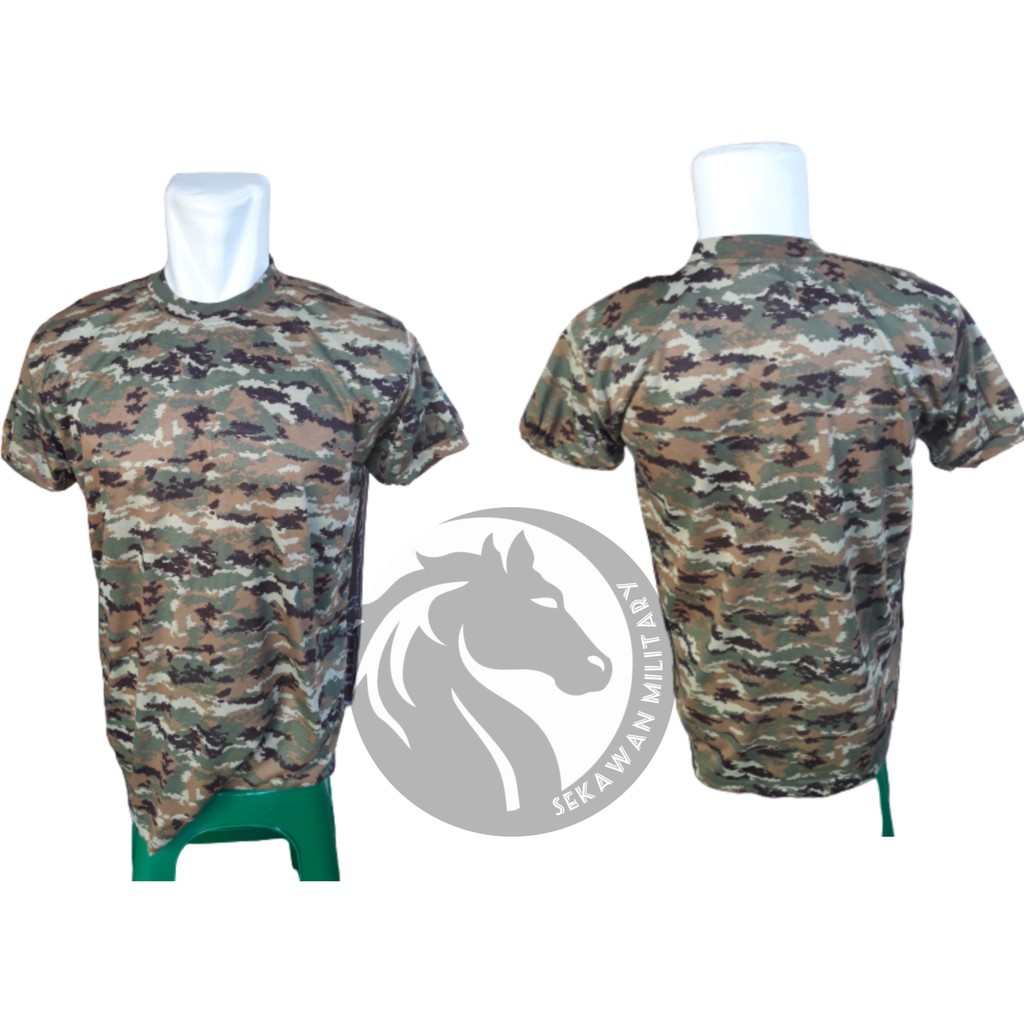 Jual Baju Kaos Loreng Kostrad Oblong LINUD | Shopee Indonesia