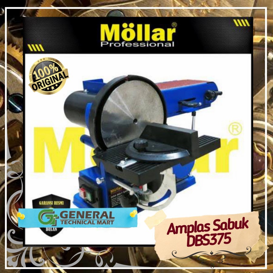 Jual MOLLAR Mesin Amplas Duduk Belt Sander Disc Disk Amplas Sabuk ...
