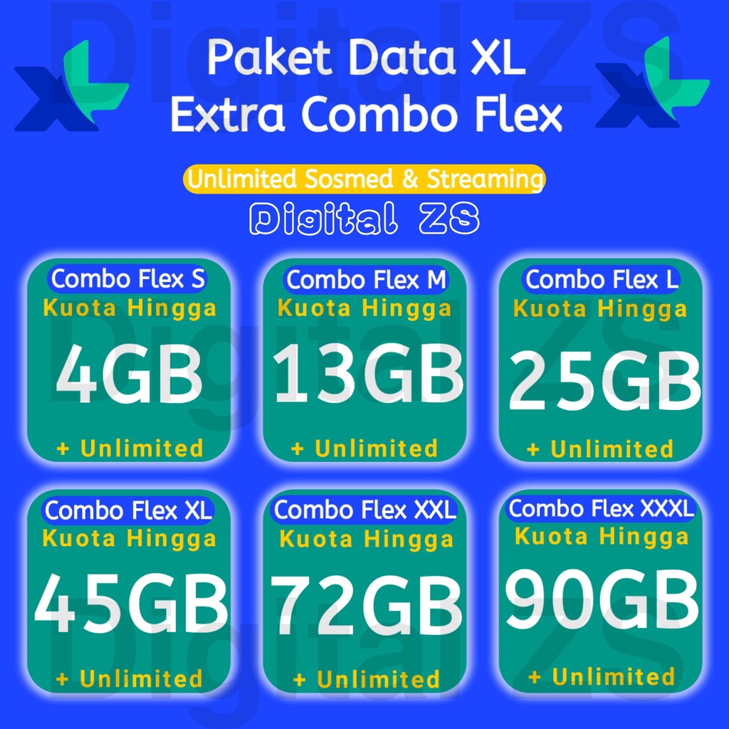 Jual Paket Data Xl Combo Flex Combo Plus Hotrod Termurah Indonesia|Shopee Indonesia