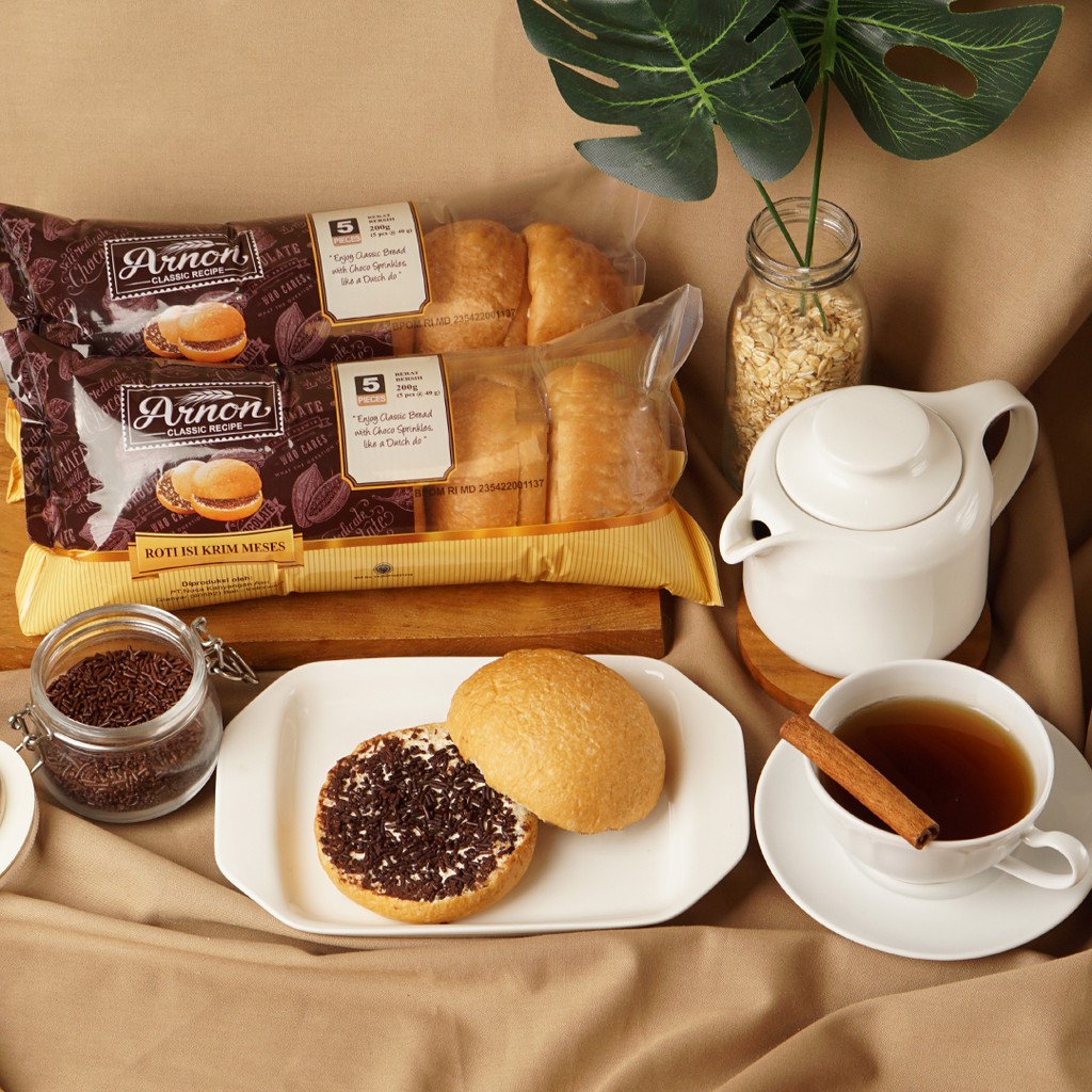 Jual Roti Cream Messes Arnon Bakery Paket 4 pcs | Shopee Indonesia