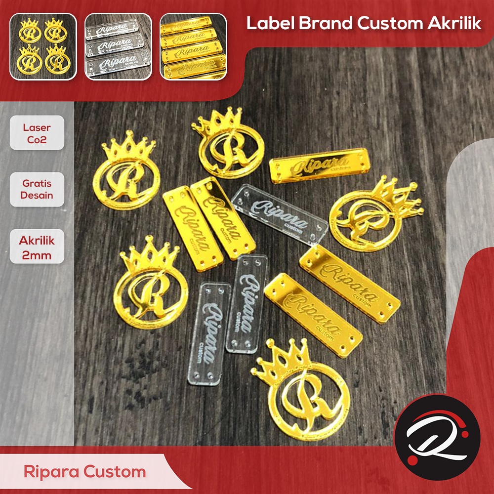 Harga merek label custom akrilik Terbaru Feb 2026 | BigGo Indonesia