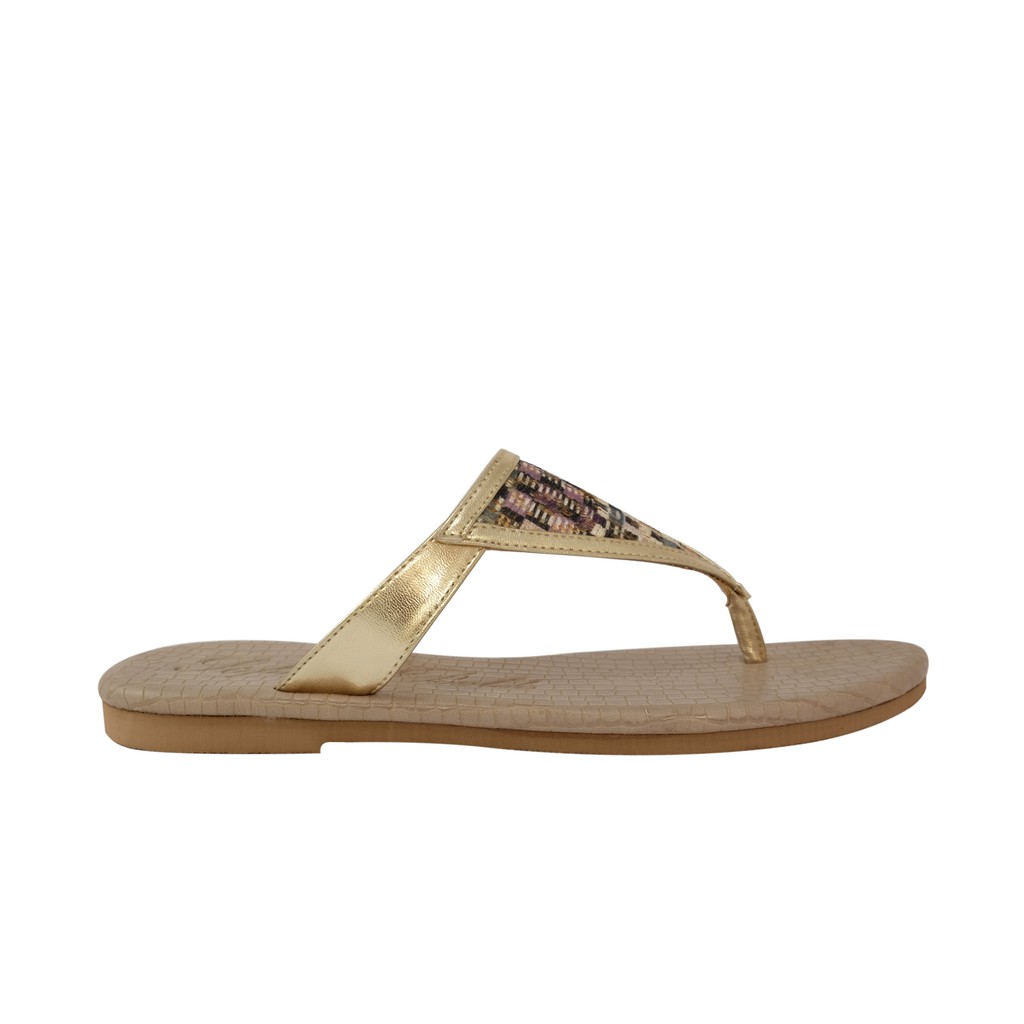 Jual Stefania Baldo Klom Triangle Flip Flop Sandals Grey | Shopee Indonesia