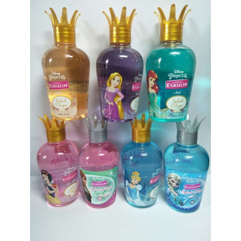 Jual ESKULIN Mahkota Disney Princess Splash Cologne 125ml | Shopee ...