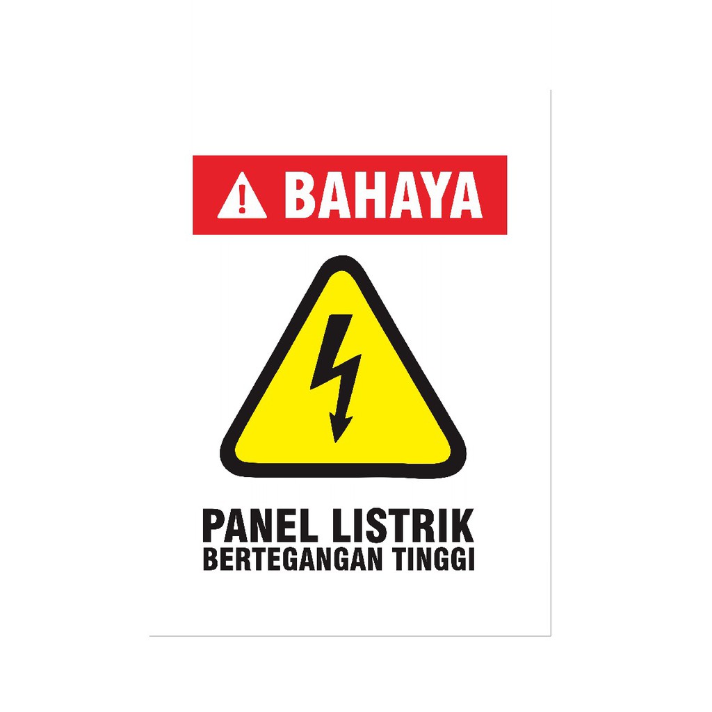 Jual Stiker Vinily Bahaya Tegangan Tinggi | Shopee Indonesia