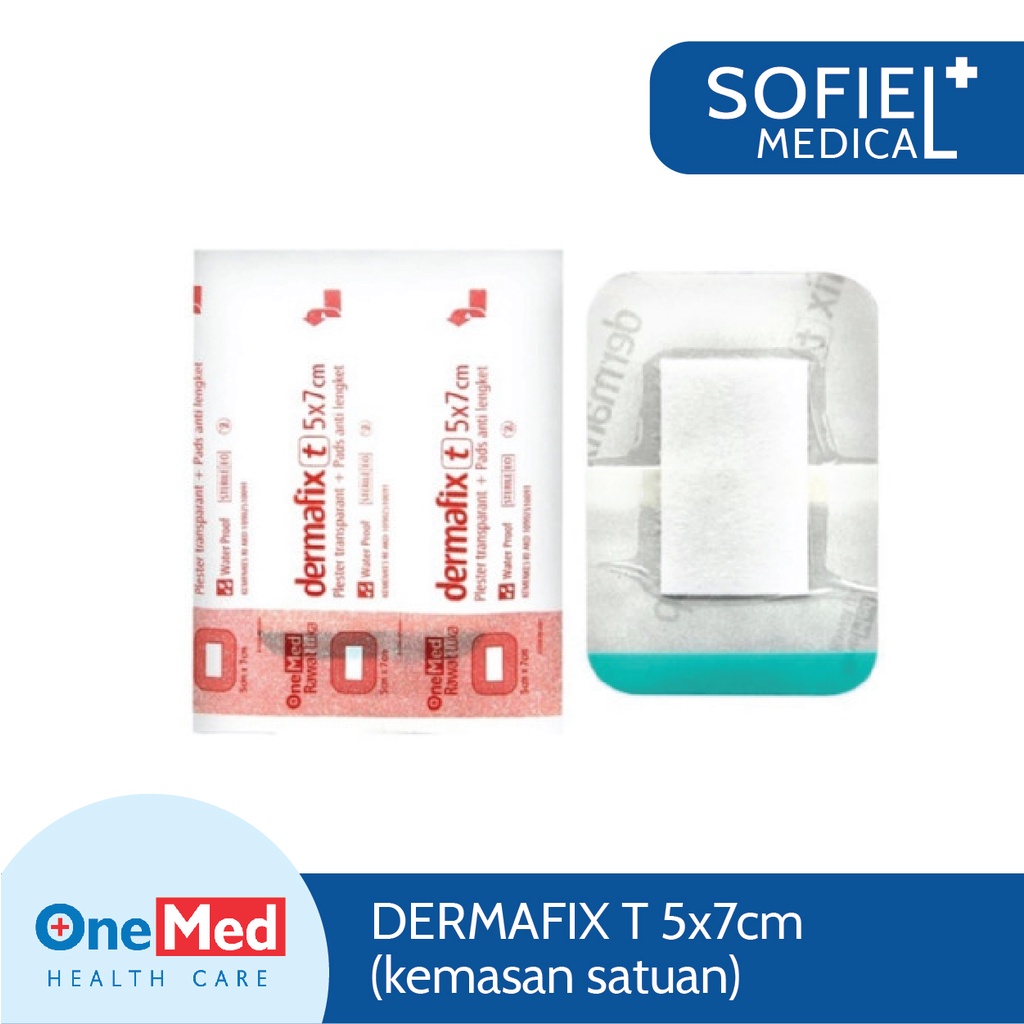 Jual Dermafix T 5x7 cm OneMed / Plester Bening Steril Anti Air (Satuan ...