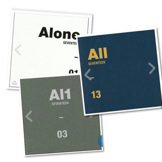 Jual SEVENTEEN ALONE/AL1/ALL 4th Mini Album Detail SVT Pledis Indonesia ...